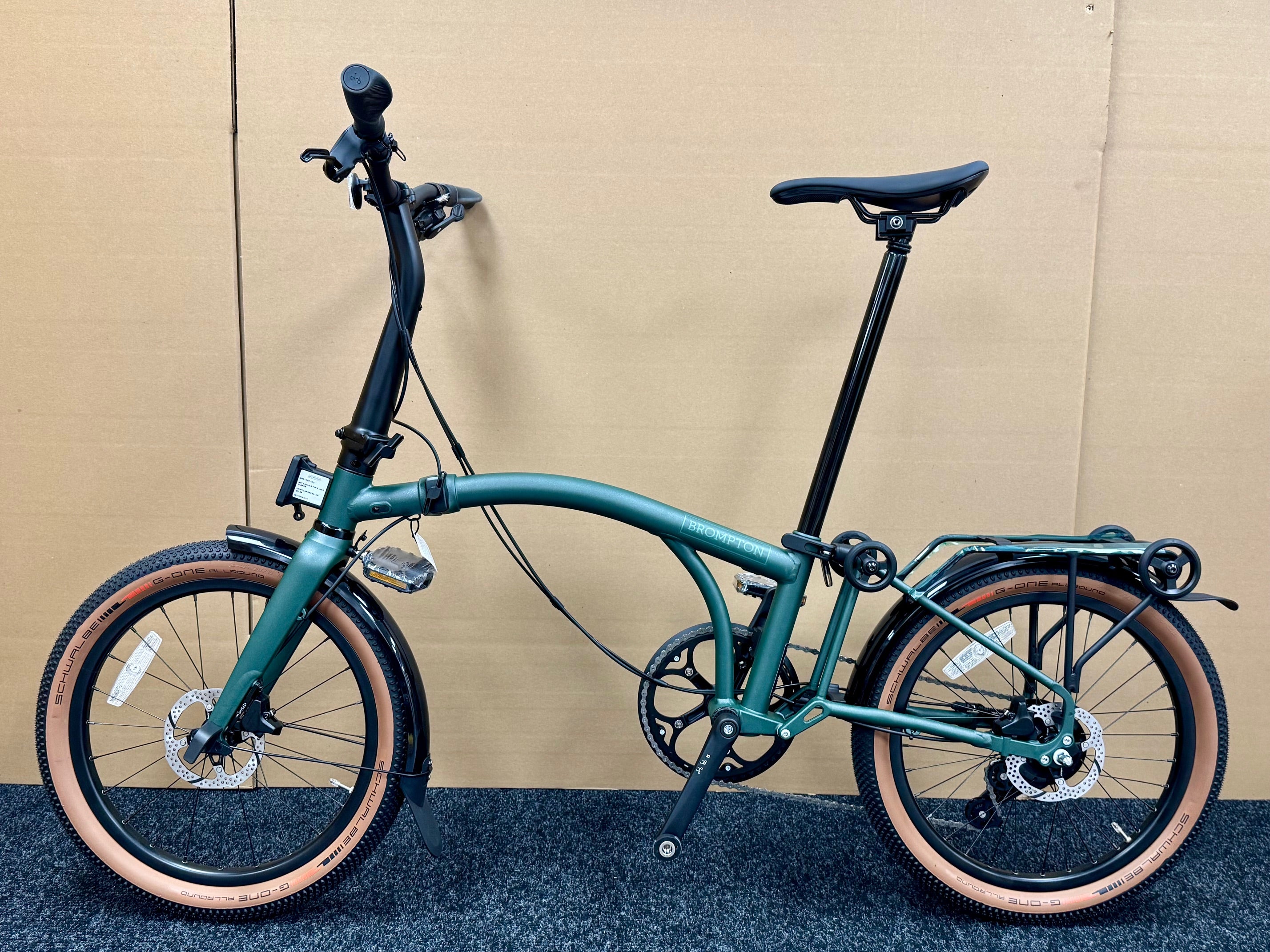 Brompton G Line 8-Speed Small "Mini-Marred" Forest Green – PortaPedal Bike